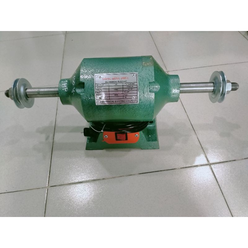 Mua Máy mài, đánh bóng, motor 2 đầu cốt dài 1 Hp máy dây đồng 100% giá ...