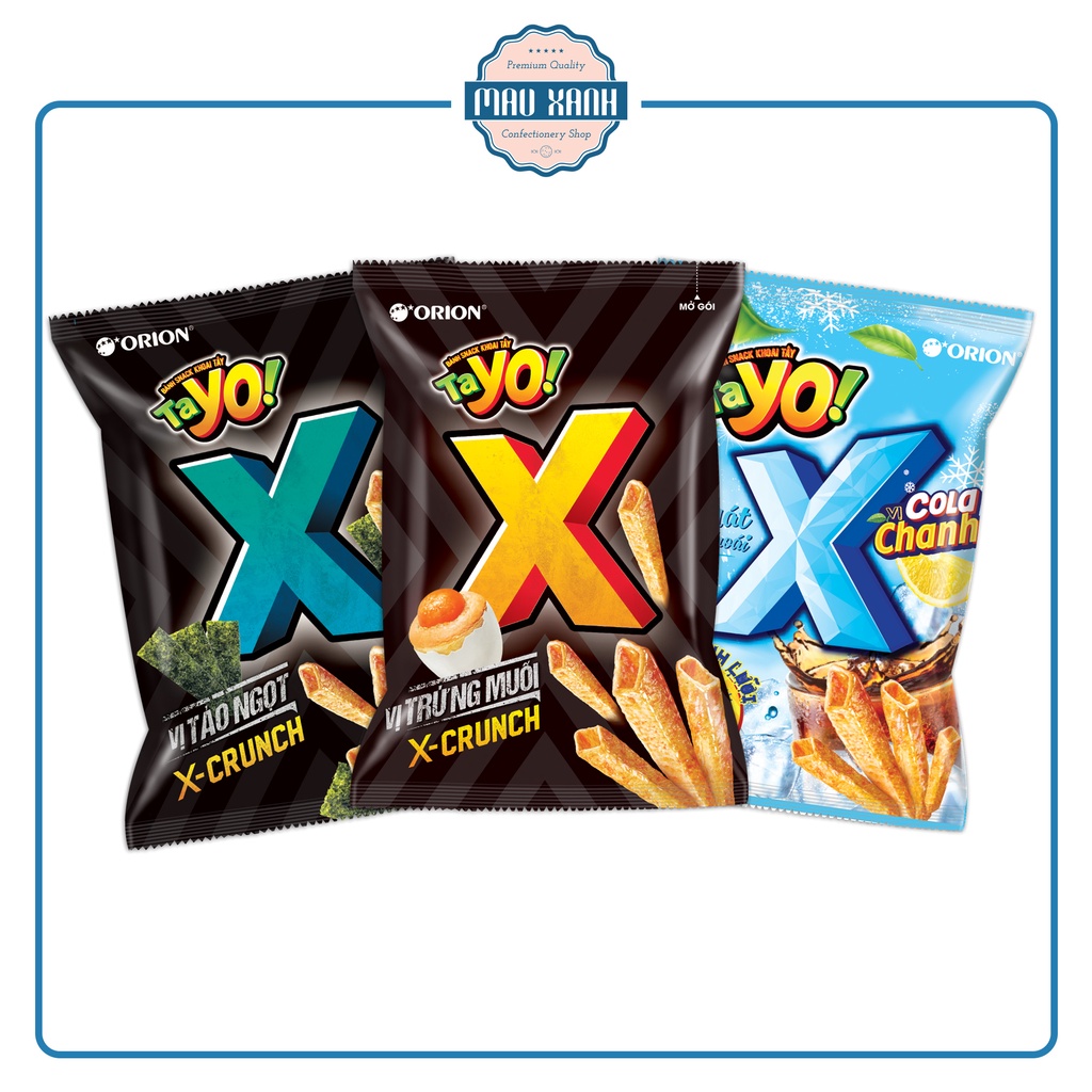 Bánh Snack Khoai Tây TaYO X Orion vị Trứng muối / Tảo ngọt / Cola chanh ...