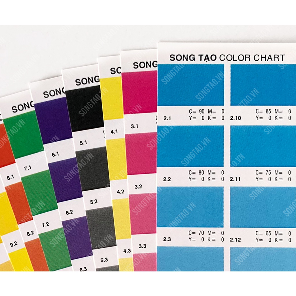 Mua Cây bảng màu CMYK Color Chart Song Tạo giá rẻ nhất | TecKi.Vn