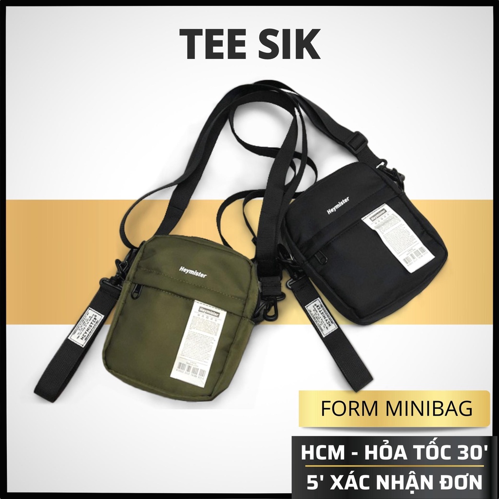 Túi đeo chéo mini nam nữ TEE SIK túi đeo vai unisex nhỏ gọn chất liệu ...