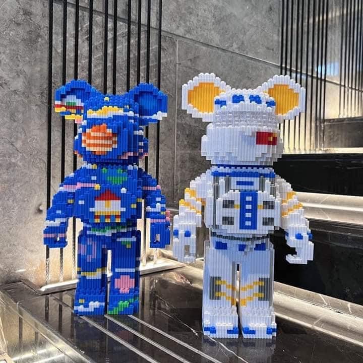 Mua (HCM/MUA 1 TẶNG 1BÚA) MÔ HÌNH LẮP RÁP LEGO BEARBRICK SIZE 47CM ...