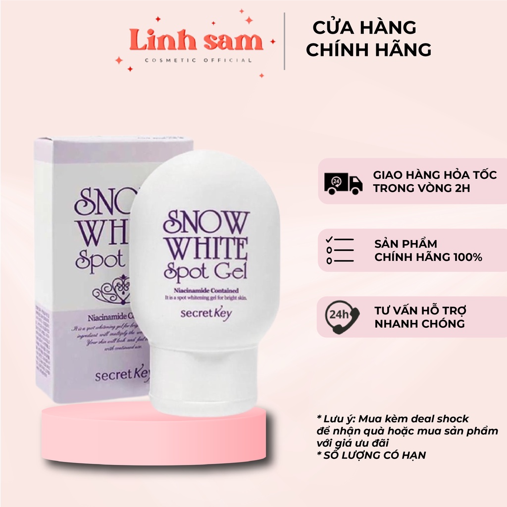 Mua Gel Giảm Và Ngăn Ngừa Thâm Secret Key Snow White Spot Gel 65g giá ...