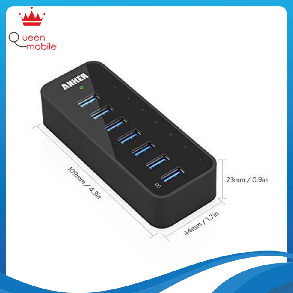 Mua Anker 7-Port USB 3.0 Data Hub with 36W Power Adapter - Bộ chia usb 7 cổng 3.0 [Queen Mobile ...