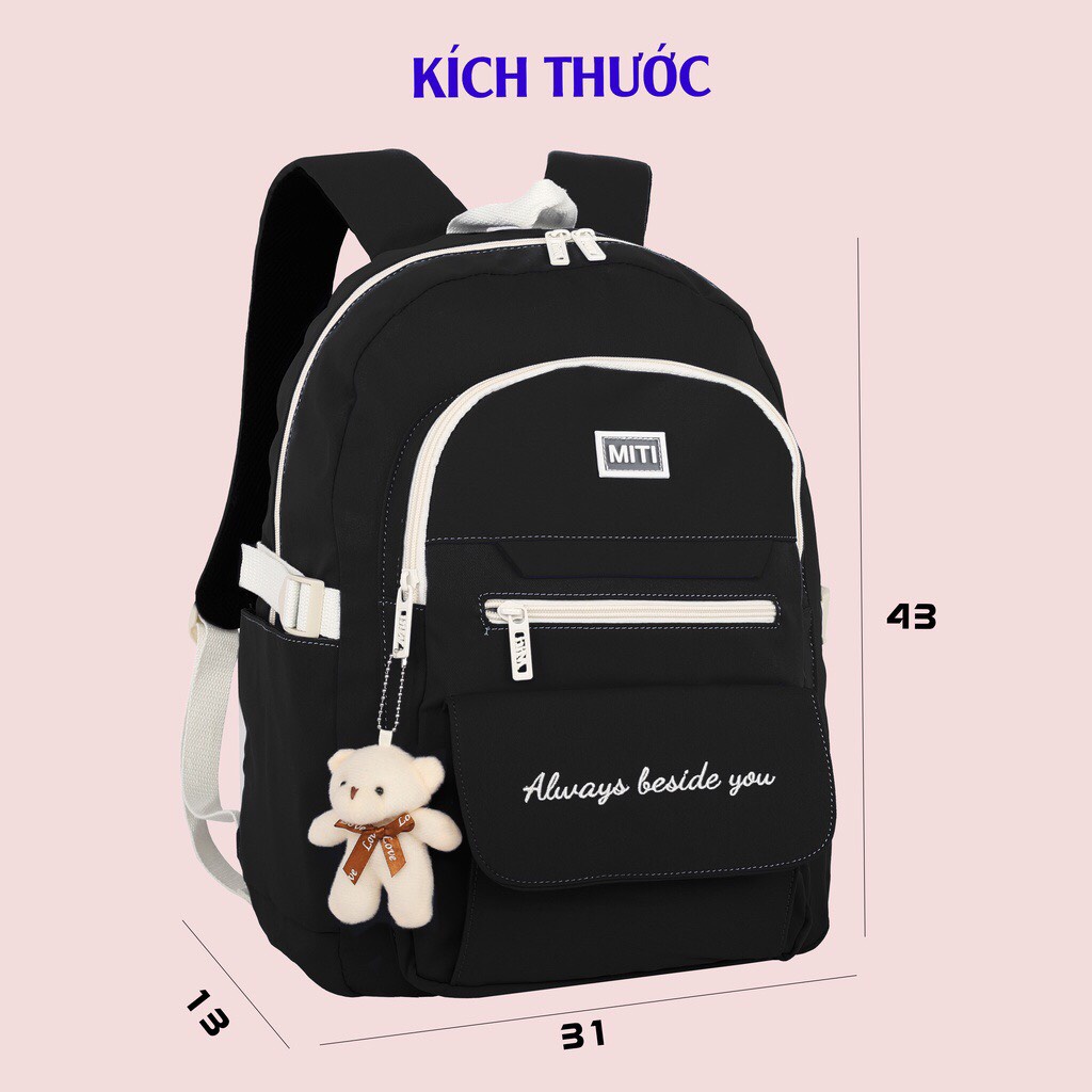 Mua (CHÍNH HÃNG) Balo học sinh cấp 2 hình gấu dễ thương thương hiệu ...