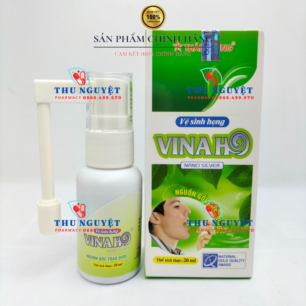 Mua Xịt họng VINAHO Sao Thái Dương 20ml - Ngăn ngừa ho, viêm họng, viêm ...