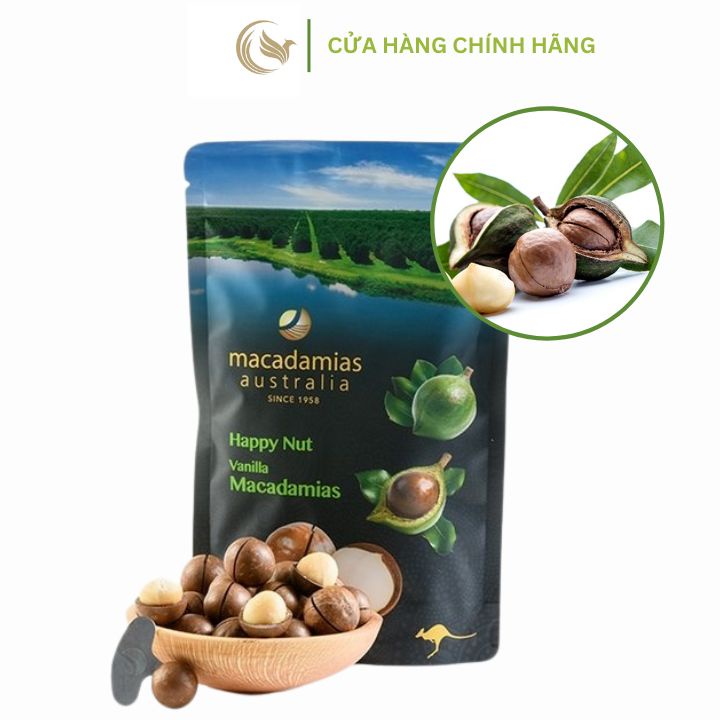 Mua Hạt Macca Úc Vanilla Happy Nut 225g Chính Hãng giá rẻ nhất | TecKi.Vn