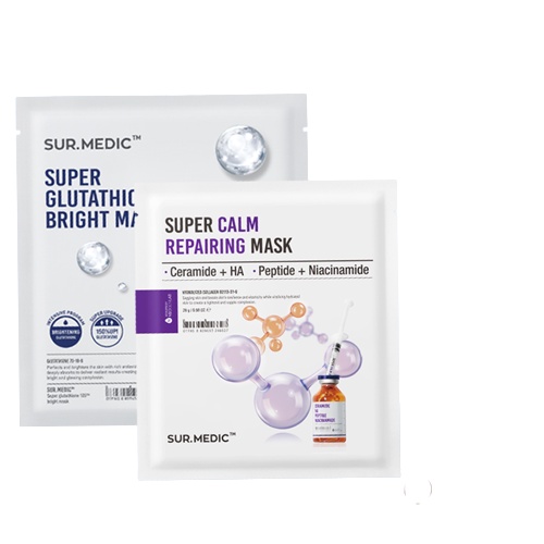 Mặt nạ giấy SUR.MEDIC Bright/Super Glutathione Mask mặt nạ dưỡng trắng ...