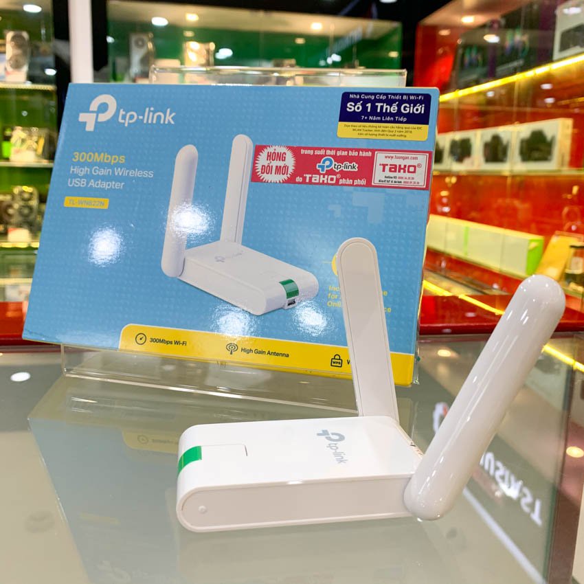 Mua Card mạng không dây USB TP-Link TL-WN822N Wireless 300Mbps Thu wifi ...