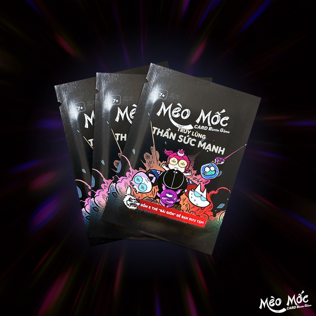 Gói thẻ bài Mèo Mốc CBG - Mèo Mốc Card Battle Game - Card bo góc Mèo ...