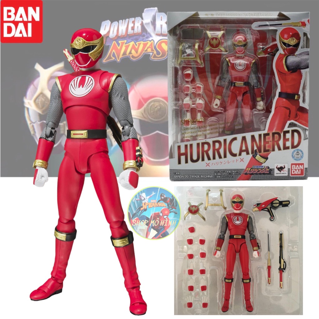 Mua Mô Hình Siêu Nhân Cuồng Phong Hurricane Red SHF Hurricane S.H ...