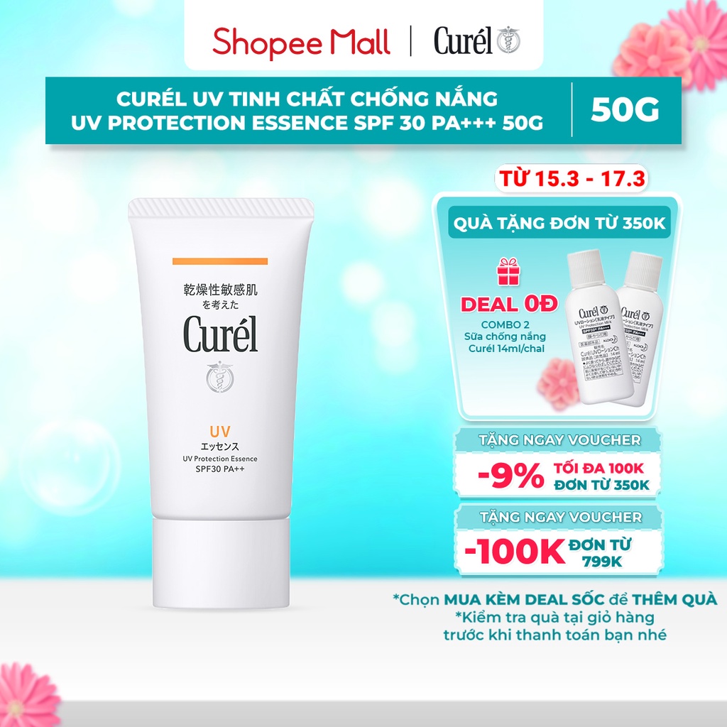 curel uv protection essence spf 30 giá tốt Tháng 3, 2023 | Mua ngay ...