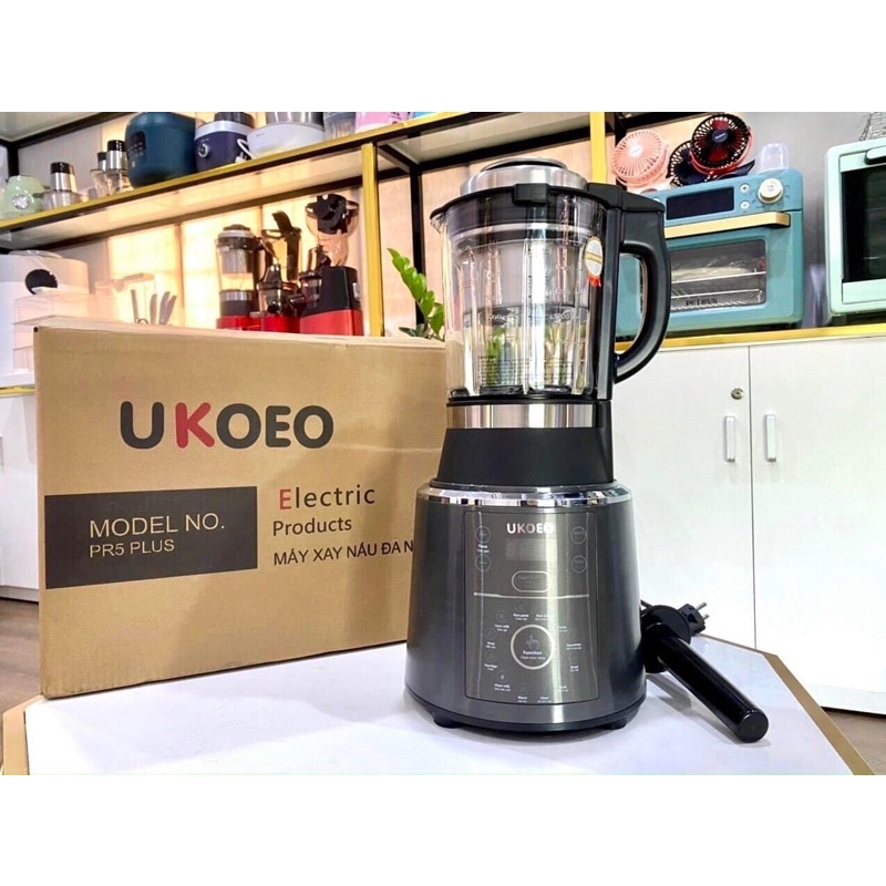 Máy Làm Sữa Hạt UKOEO PR5 Plus, Máy Làm Sữa Hạt UKOEO PR5S - Nắp INOX - Bảo Hành 12 Tháng ...