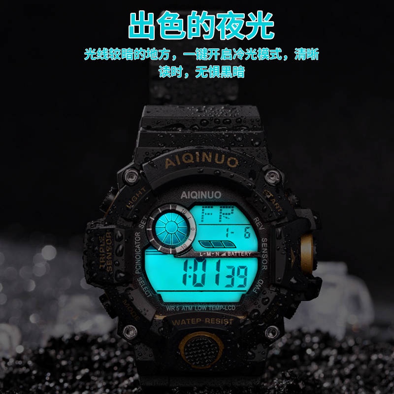 Mua Chất lượng cao ng H thao Ch Ng Th Th n C Đồng Hồ Điện Tử Dạ Quang chống nước chống Rơi chống ...