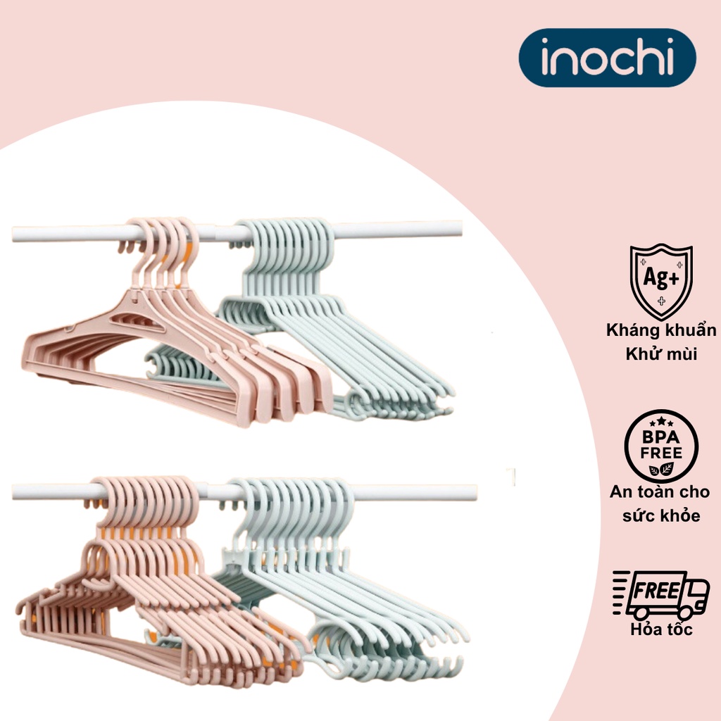 Mua Móc phơi quần áo nhựa, thông minh, chống trượt, an toàn Inochi Hara ...