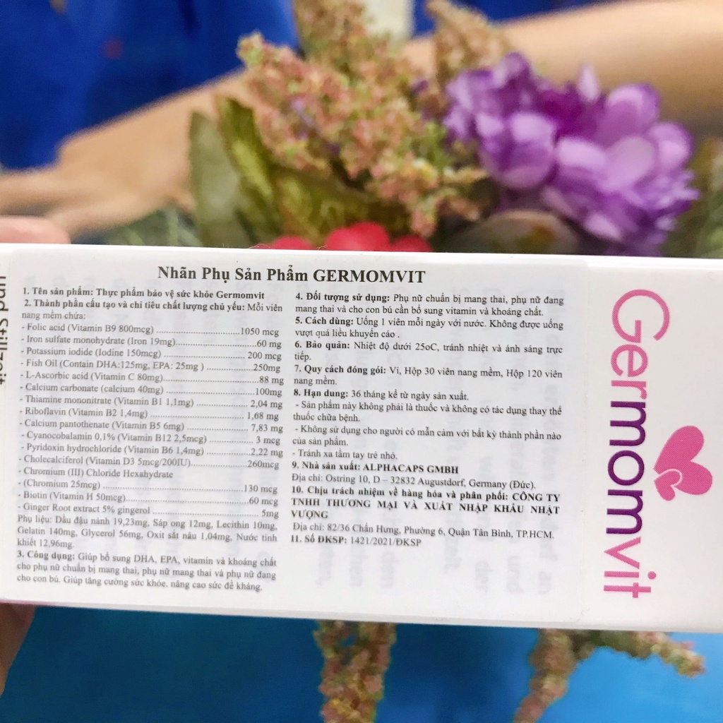 Mua Vitamin tổng hợp Germomvit 30 viên - Hỗ trợ bổ sung Vitamin, DHA ...