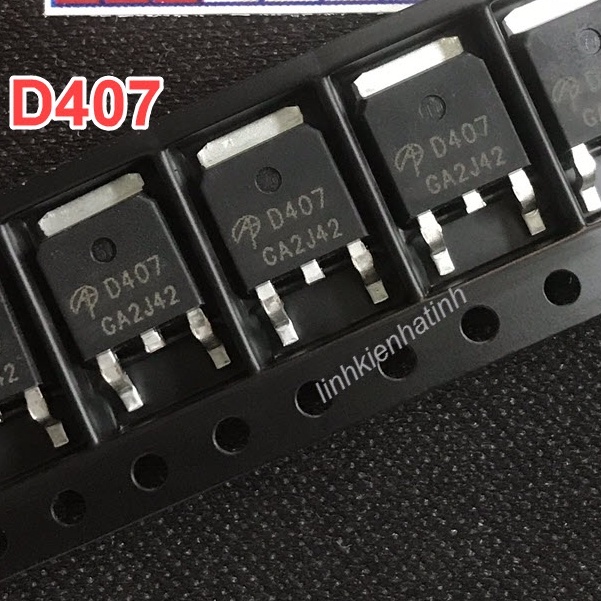 Mua Túi 10 con linh kiện AOD407 A-252 D407 To252 Mosfet P-Ch 60v 12a ...
