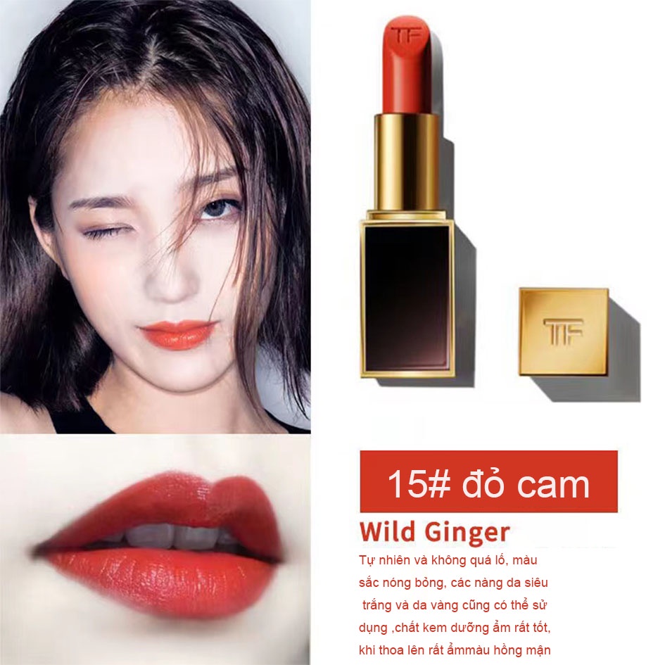 Mua Son Tom Ford Lip Color Matte Tomford Lipstick Vỏ Đen Hàng Chính ...
