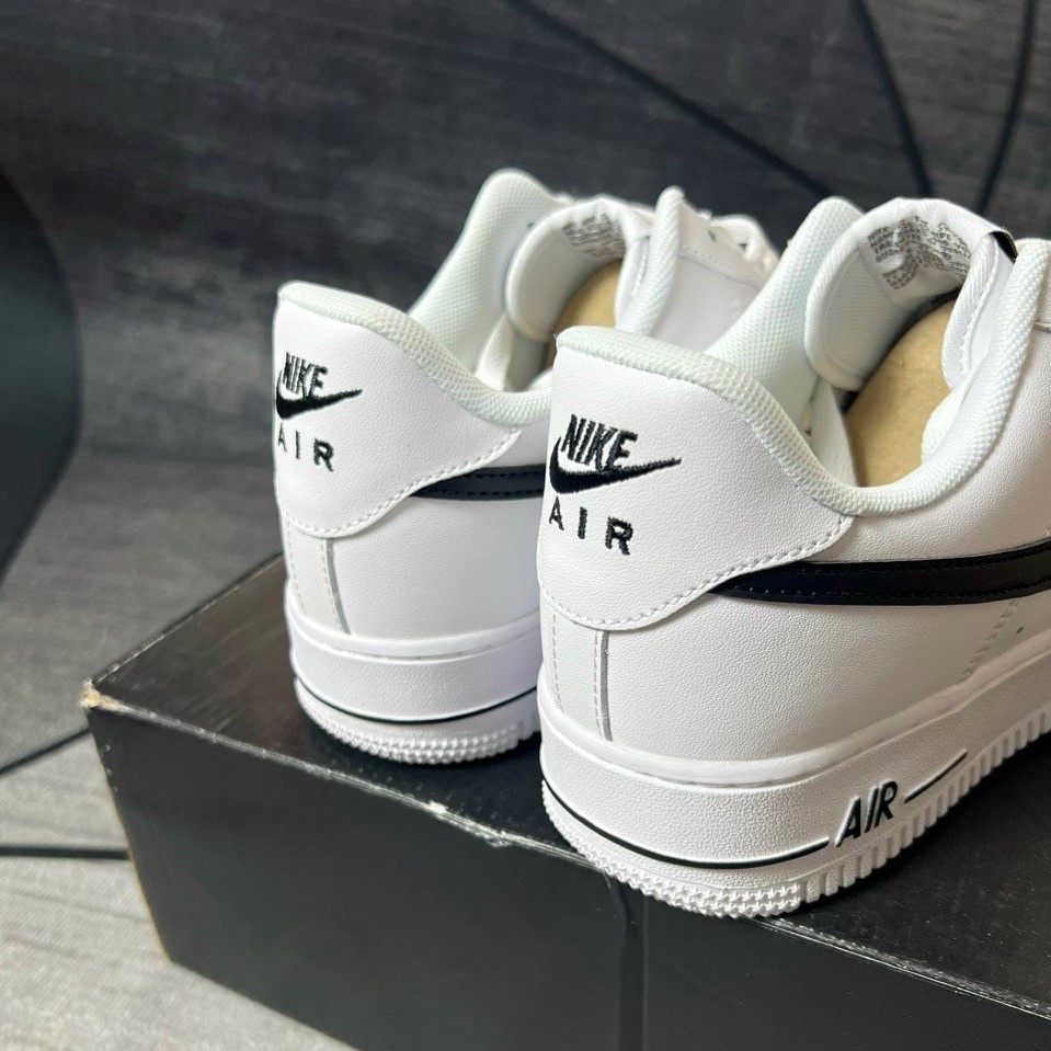 Mua Giày_Nike Air Force 1 Black White, Giày AF1 Vệt Đen Đế Air Bản ...