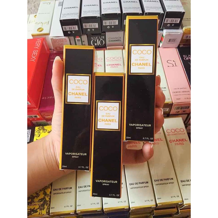 Mua Nước hoa Coco Channel vàng mini nữ 20ml dạng xịt- mẫu 4d- Mùi coco ...