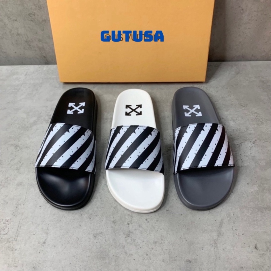 Mua Dép lê off white quai da siêu nét - Dép nam quai da đỉnh cao #2023 ...