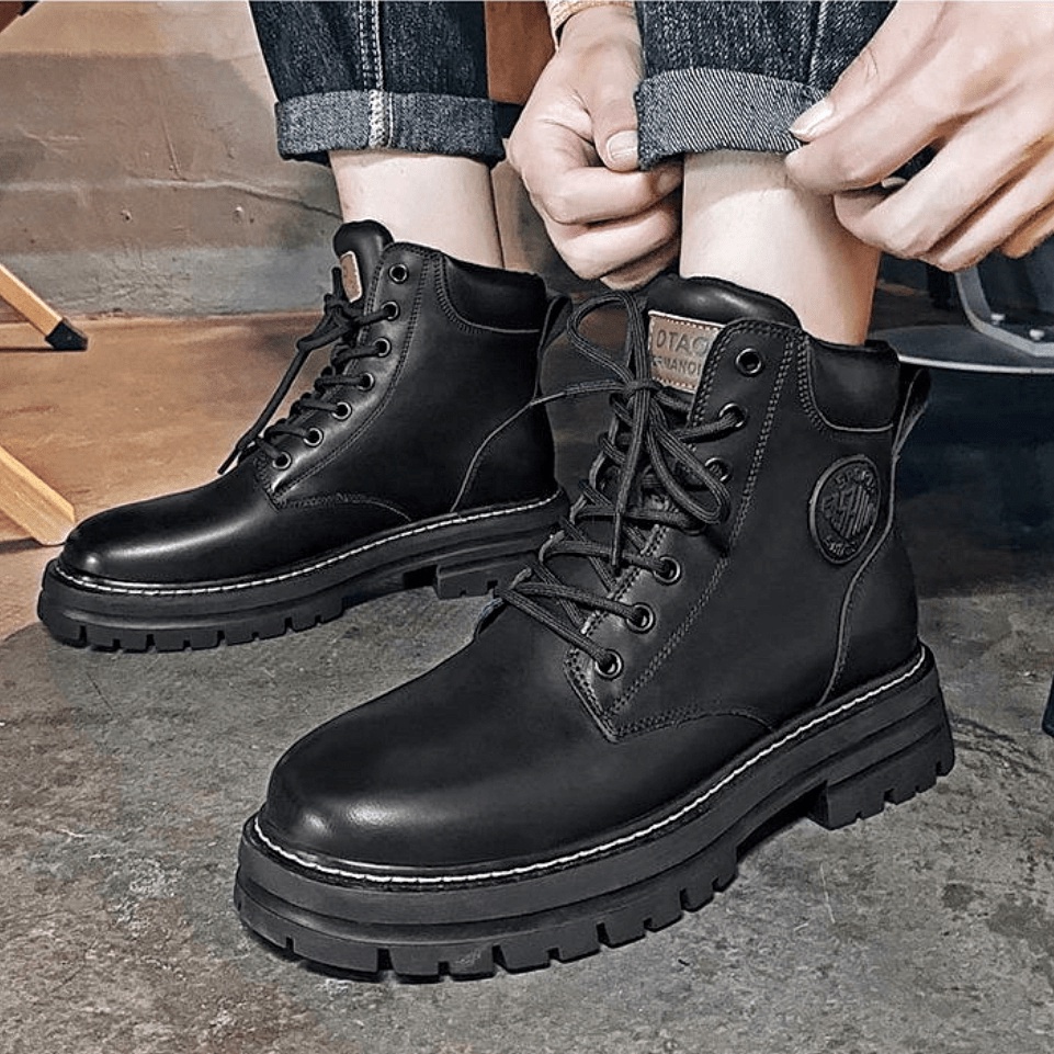 Mua ᵀᴴᴱ ˢᴴᴼᴱˢ ᴺᴱᵂ ⬥︎ Giày boot da nam OTA Hàn Quốc - Giày chất bao đẹp ...