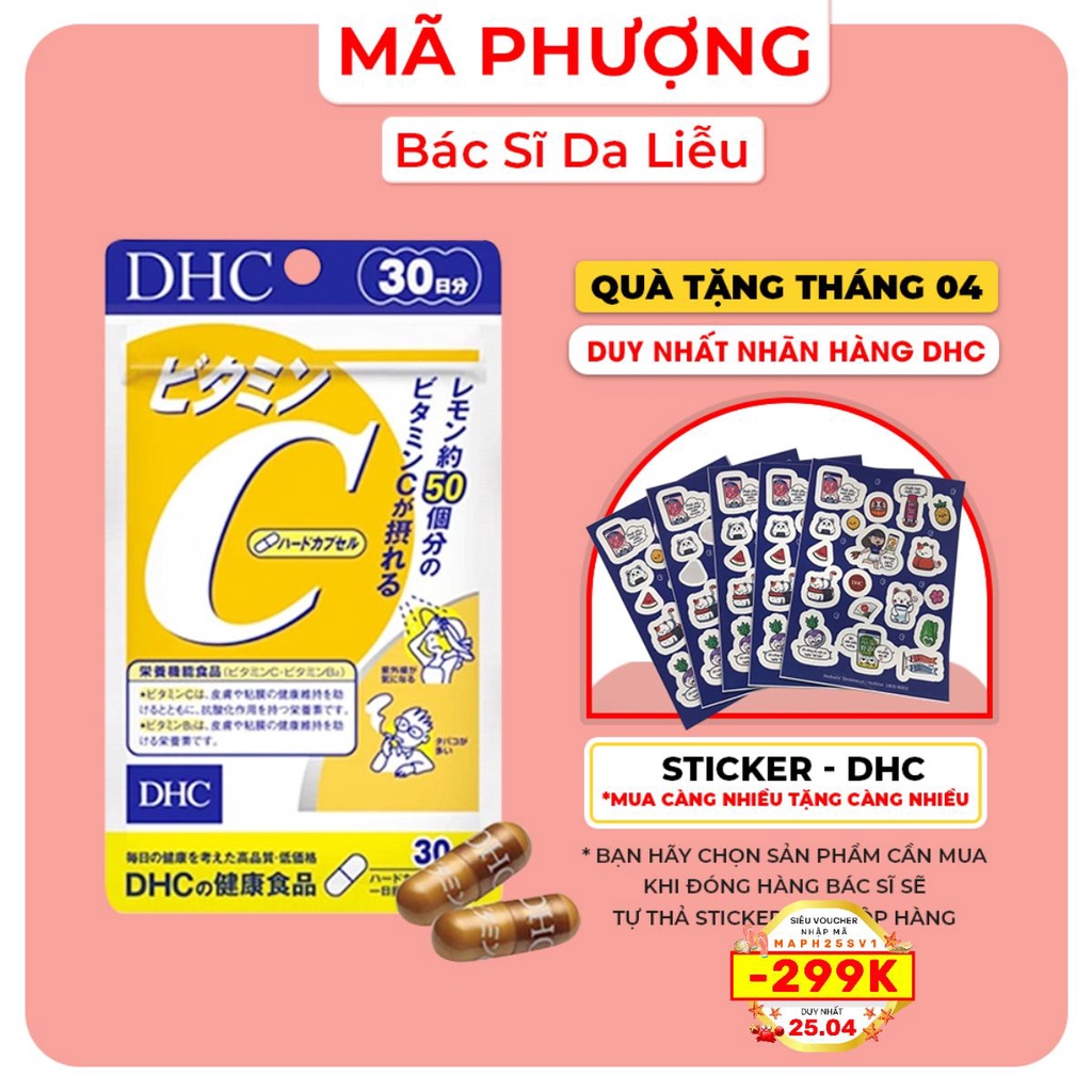 Mua Viên uống VITAMIN C DHC - Bổ sung Vitamin C Hard Capsule Giúp Sáng ...