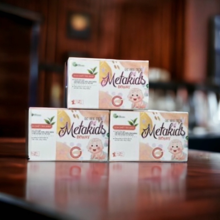 Gạc rơ lưỡi METAKIDS BOBBY chiết xuất lá hẹ giúp vệ sinh miệng hàng ngày cho bé hộp 30 gạc ...