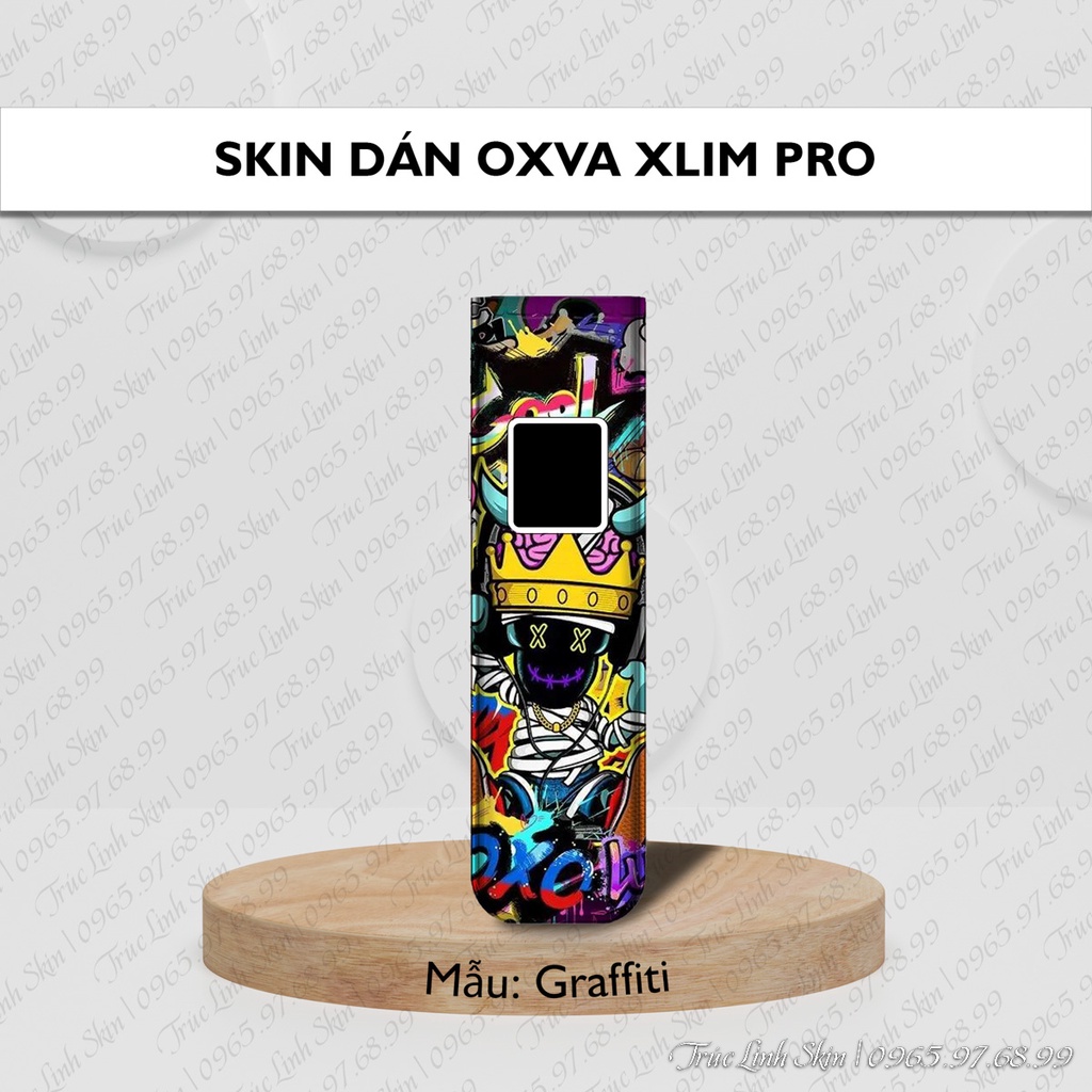Mua Skin dán Xlim Pro mẫu Graffiti | Miếng dán 4 lớp chống bám vân giá ...