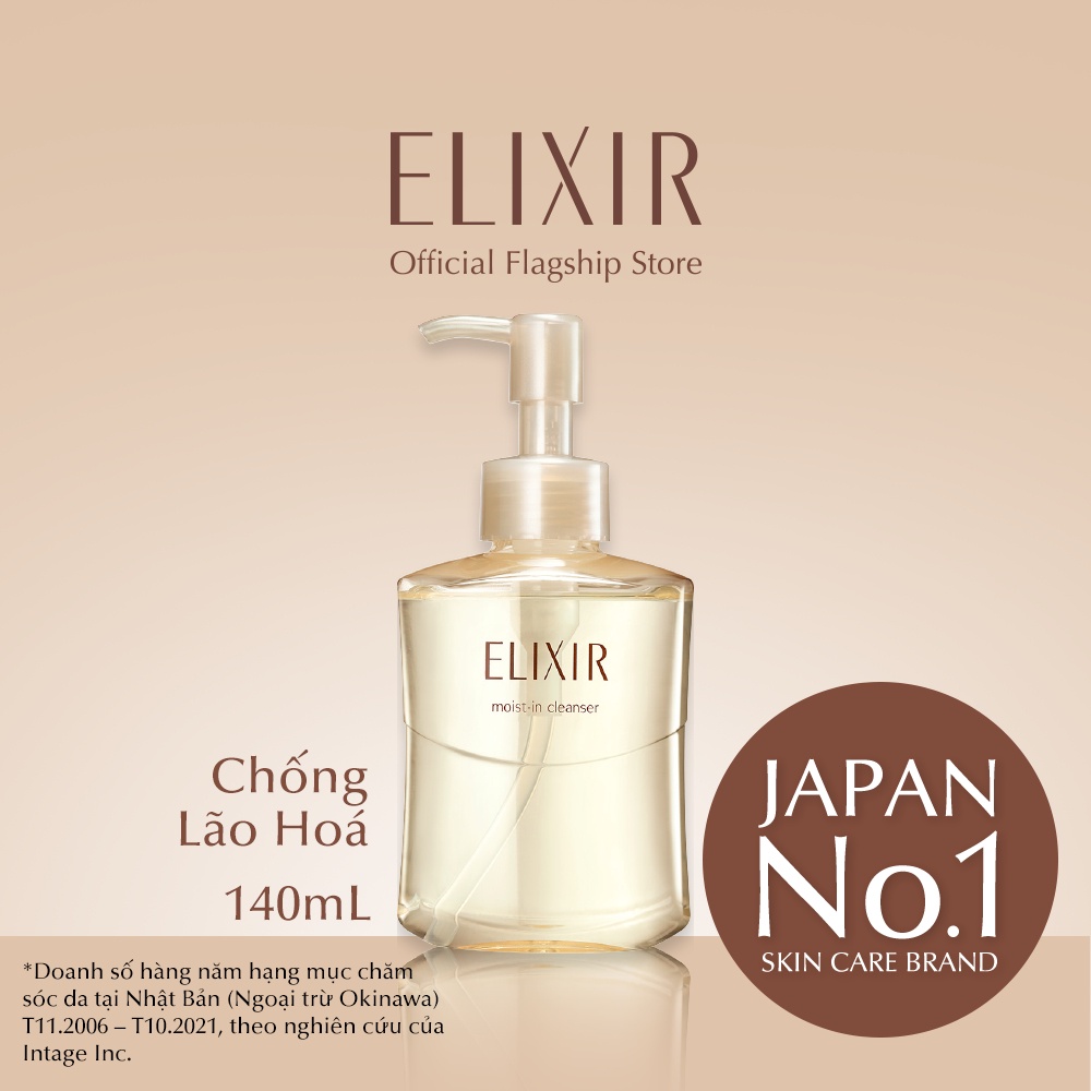 Sữa rửa mặt sạch sâu dưỡng ẩm Elixir Superieur Moist-In Cleanser 140ml - MixASale