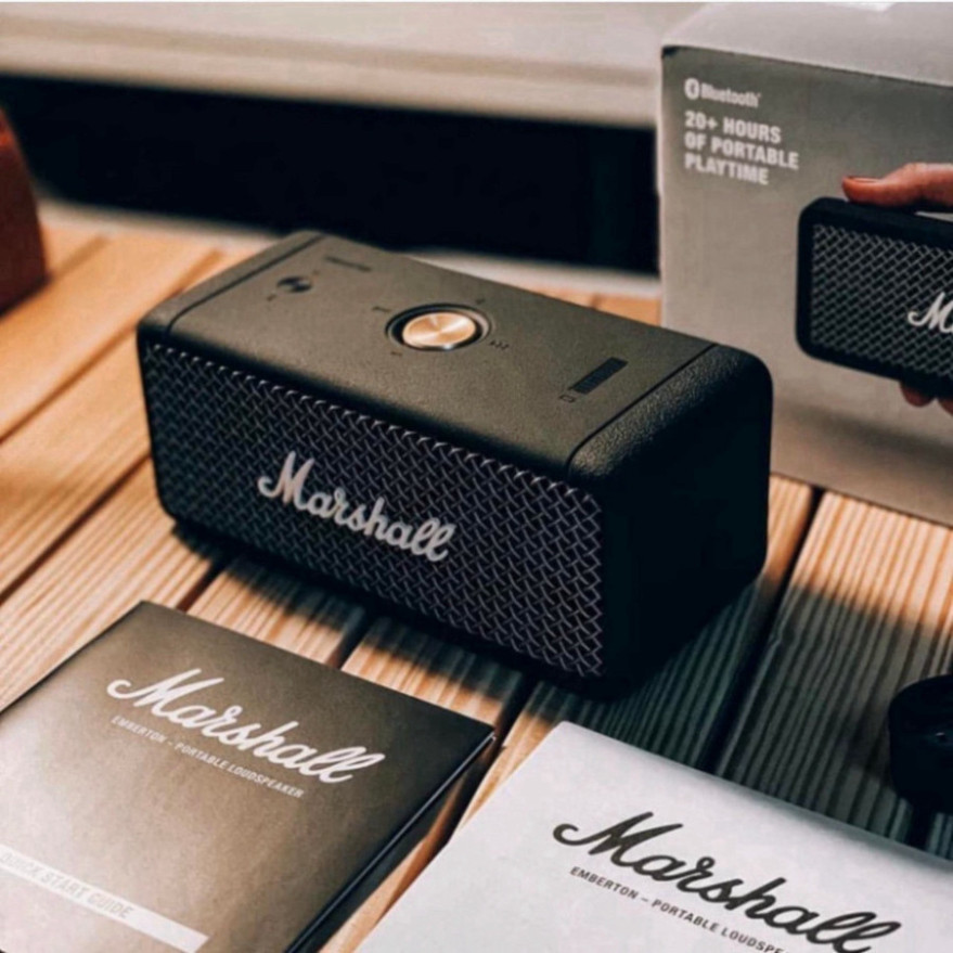 Loa Bluetooth Marshall Emberton 2 - Pin dùng 30 tiếng, năng suất 20W ...