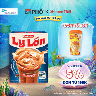 Cà phê Ly Lớn - Maccoffee (hộp 10 gói x 26g) giá tốt Tháng 09, 2025