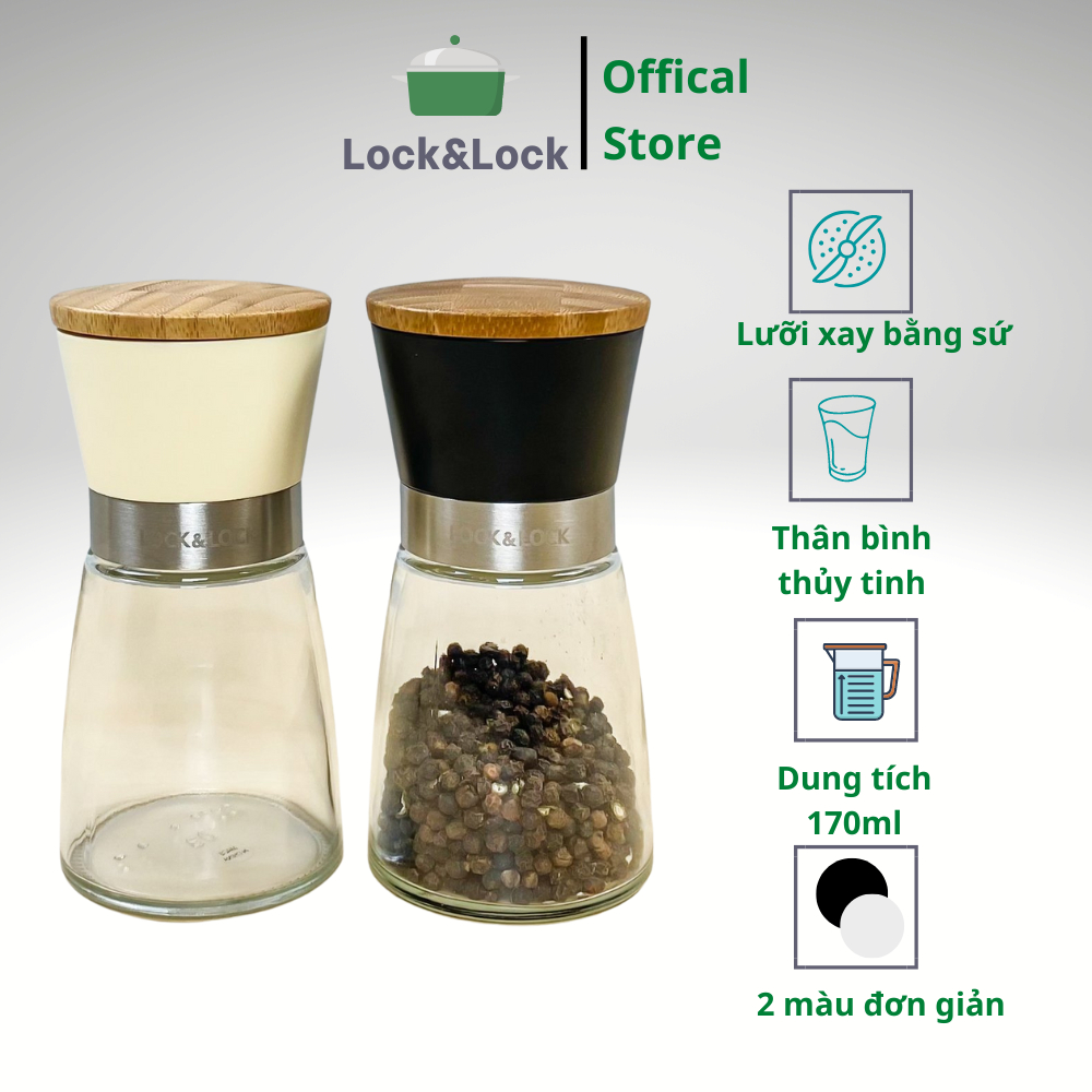 Dụng cụ xay tiêu LocknLock 170ml CKO116 tiện lợi | Shopee Việt Nam