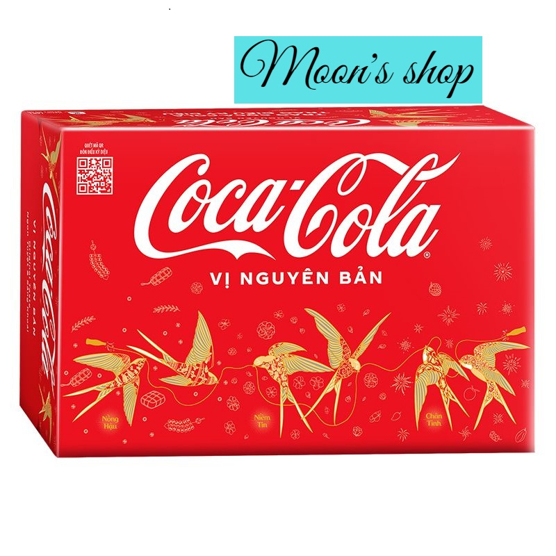 Thùng 24 Lon Nước Giải Khát Coca Cola Vị Nguyên Bản 320ml/Lon | Shopee ...