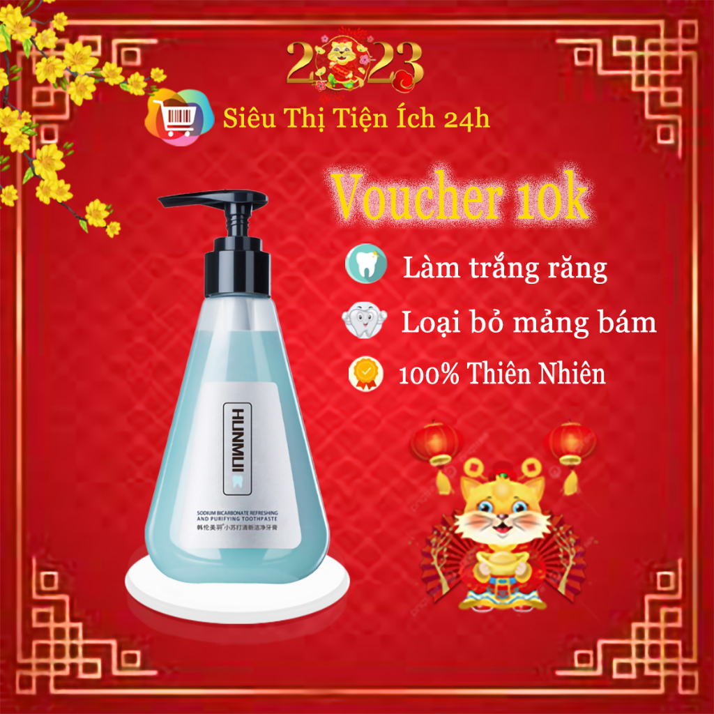 KEM ĐÁNH RĂNG Hunmui, Giúp Trắng Răng Giảm Ố Vàng, Hết Hôi Miệng ...