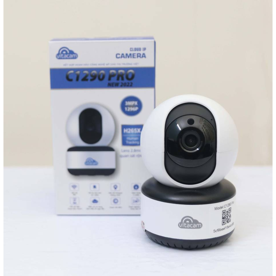 Mua Camera VITACAM C1290 PRO 3.0MPX Chuẩn Ultra HD - Xoay 360 Độ, Quan ...