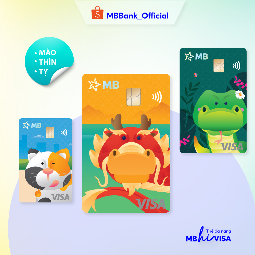 E-voucher Dịch vụ Dịch vụ phát hành thẻ MB Hi Visa Collection - Bộ sưu ...