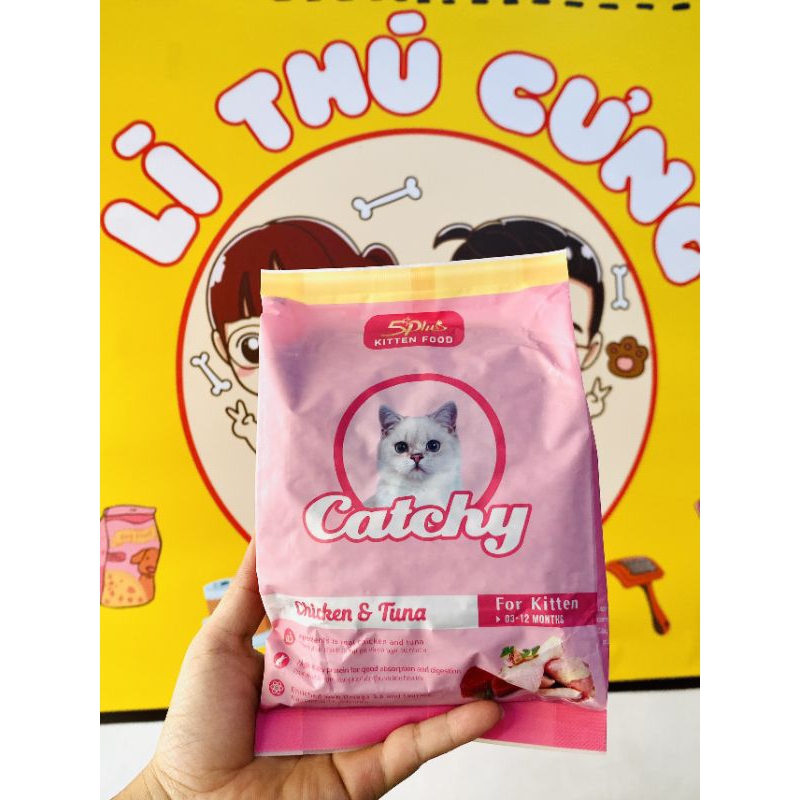[400g] Hạt Mèo Catchy Cho Mèo Con - Lì Thú Cưng | Shopee Việt Nam