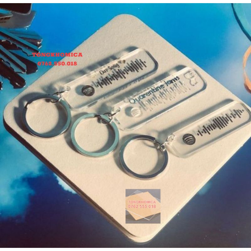 Mua Móc khoá spotify mã QR yêu cầu mica cao cấp giá rẻ nhất | TecKi.Vn