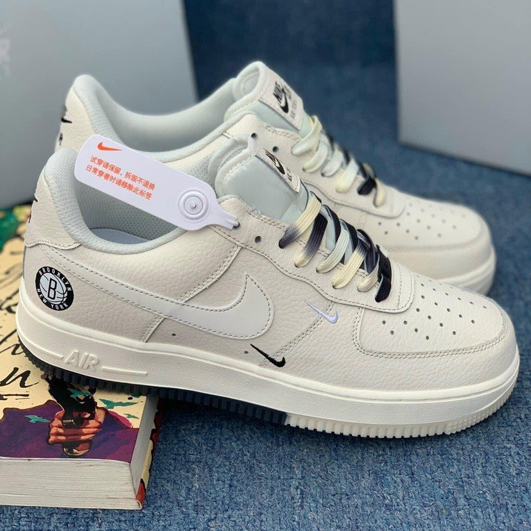 Mua Giày _Nike Air Force 1 Low Brook Lyn Sail Black, _Nike AF1 Chữ B ...
