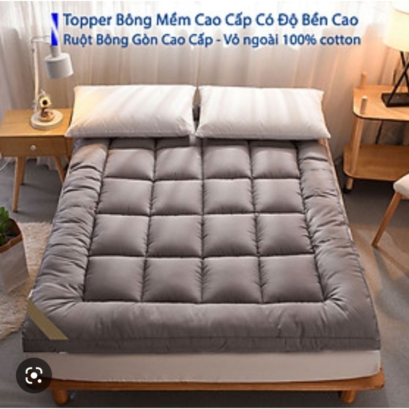 Topper giá rẻ tấm bảo vệ nệm size 1m 1m2 1m4 1m6 1m8 nệm văn phòng đệm ...