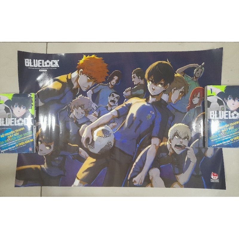Poster + Blue Lock 1 seal đủ phụ kiện (có ống đựng) | Shopee Việt Nam