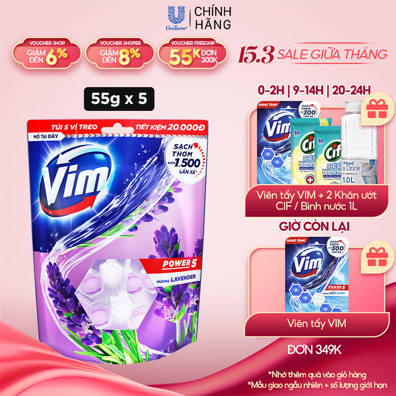 vim power 55g lavender giá tốt Tháng 3, 2023 | Mua ngay | Shopee Việt Nam