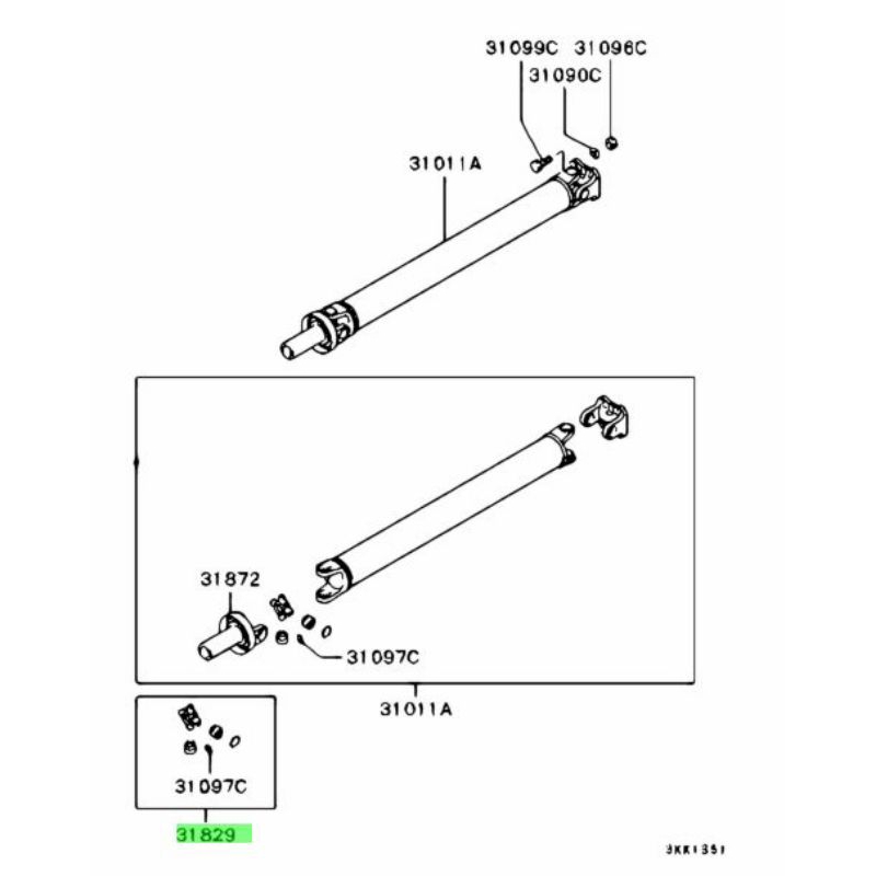 Mua Bạc đạn khớp các đăng sau (Spider kit propeller shaft universal ...