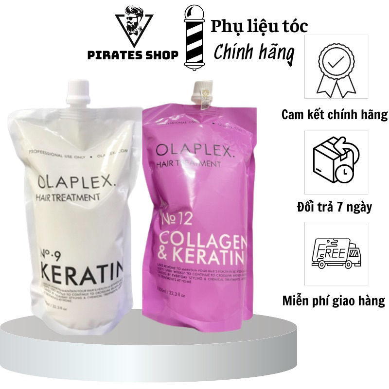 Hấp Ủ Phục Hồi Tóc Hư Tổn Nặng Keratin Collagen OLAPLEX NO.12 1000ml ...