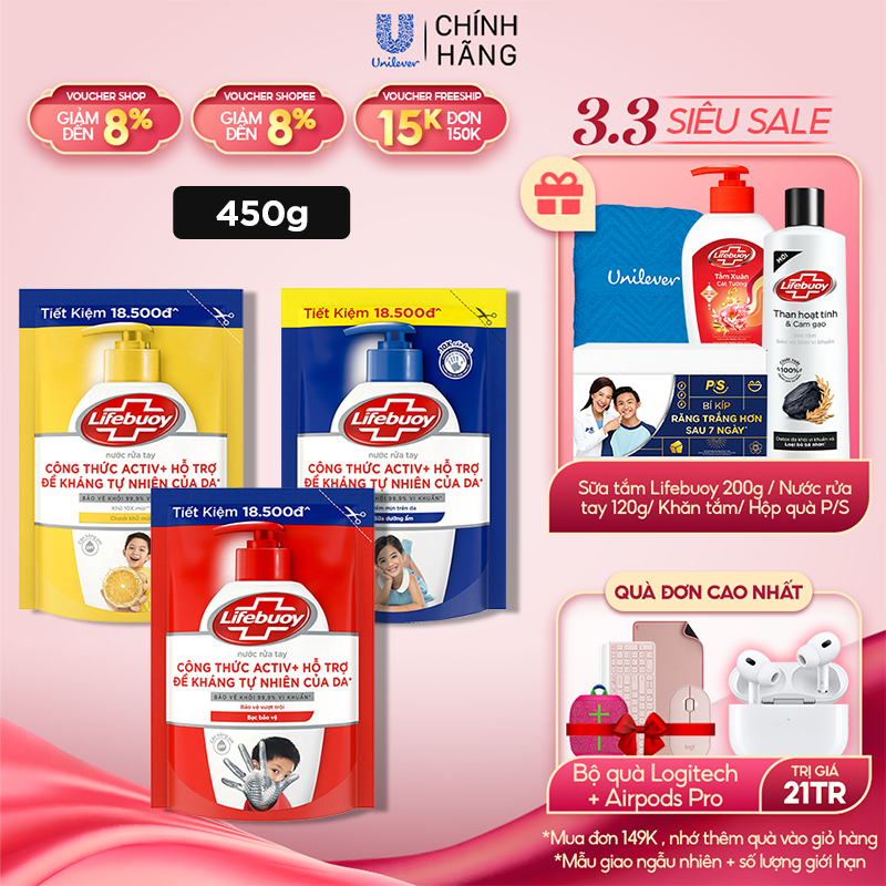 Gel diệt khuẩn tay Lifebuoy Total10 50ml - MixASale