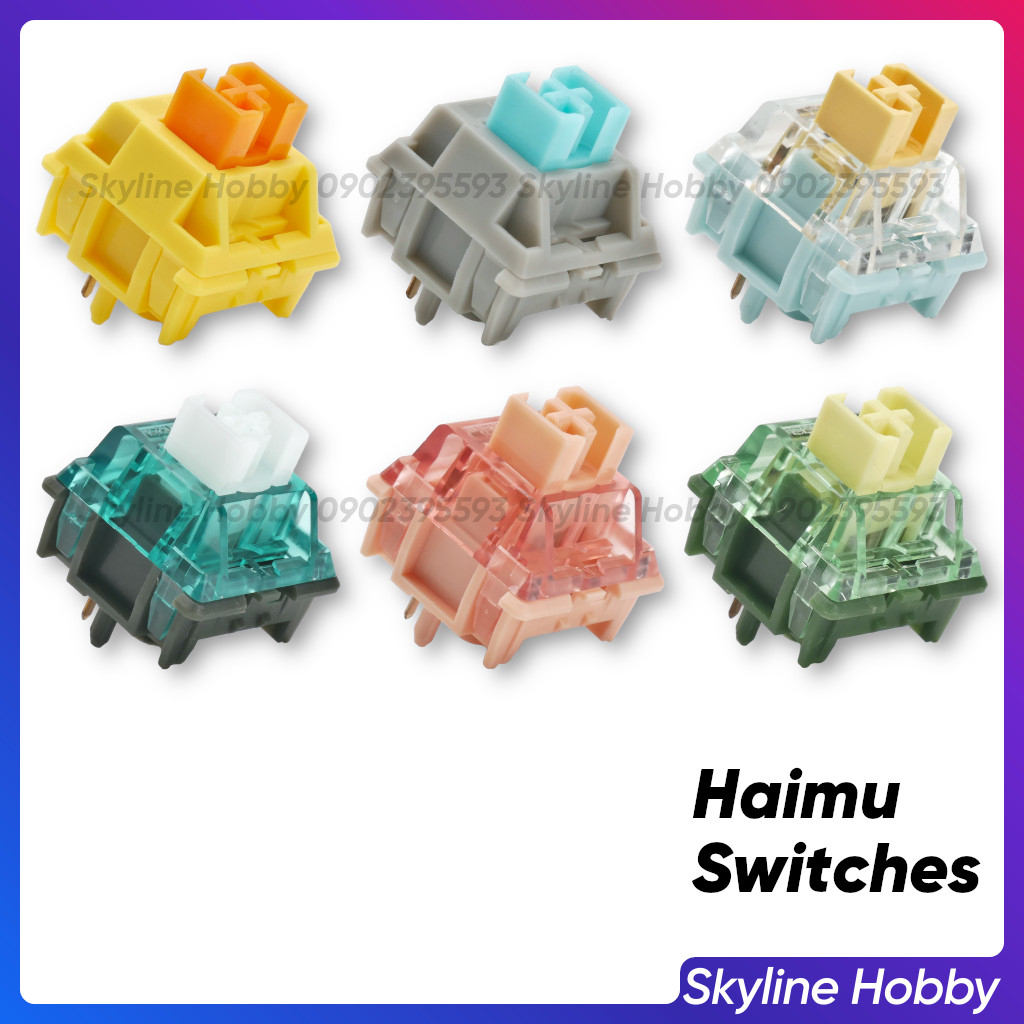Mua Haimu Switches - Các loại switch bàn phím cơ được gia công bởi Haimu - Dukharo MO Green V2 ...