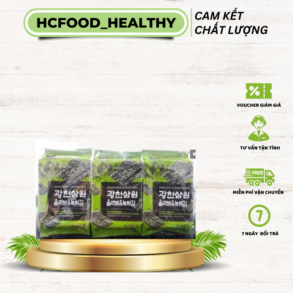 Mua Rong biển ăn liền Hàn Quốc SAMWON FOOD, rong biển lá kim ăn liền ...