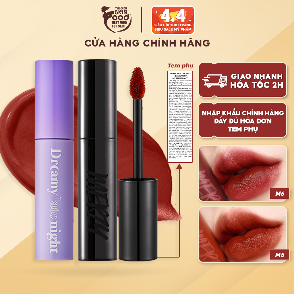 NEW Son Kem Lì Merzy Noir In The Mellow Tint 4g - MixASale