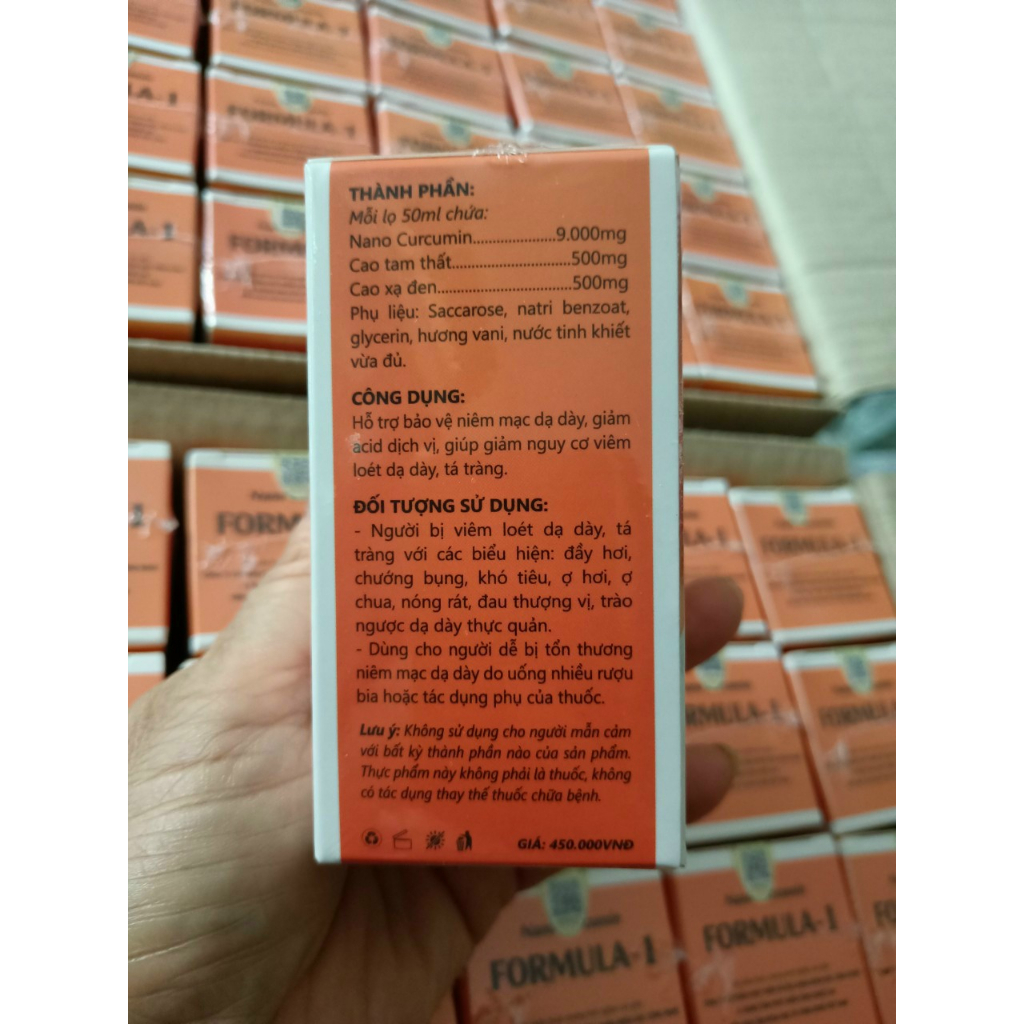 Mua Nghệ Gel Nano Curcumin Formula -1 , Hỗ trợ điều trị viêm loét dạ ...