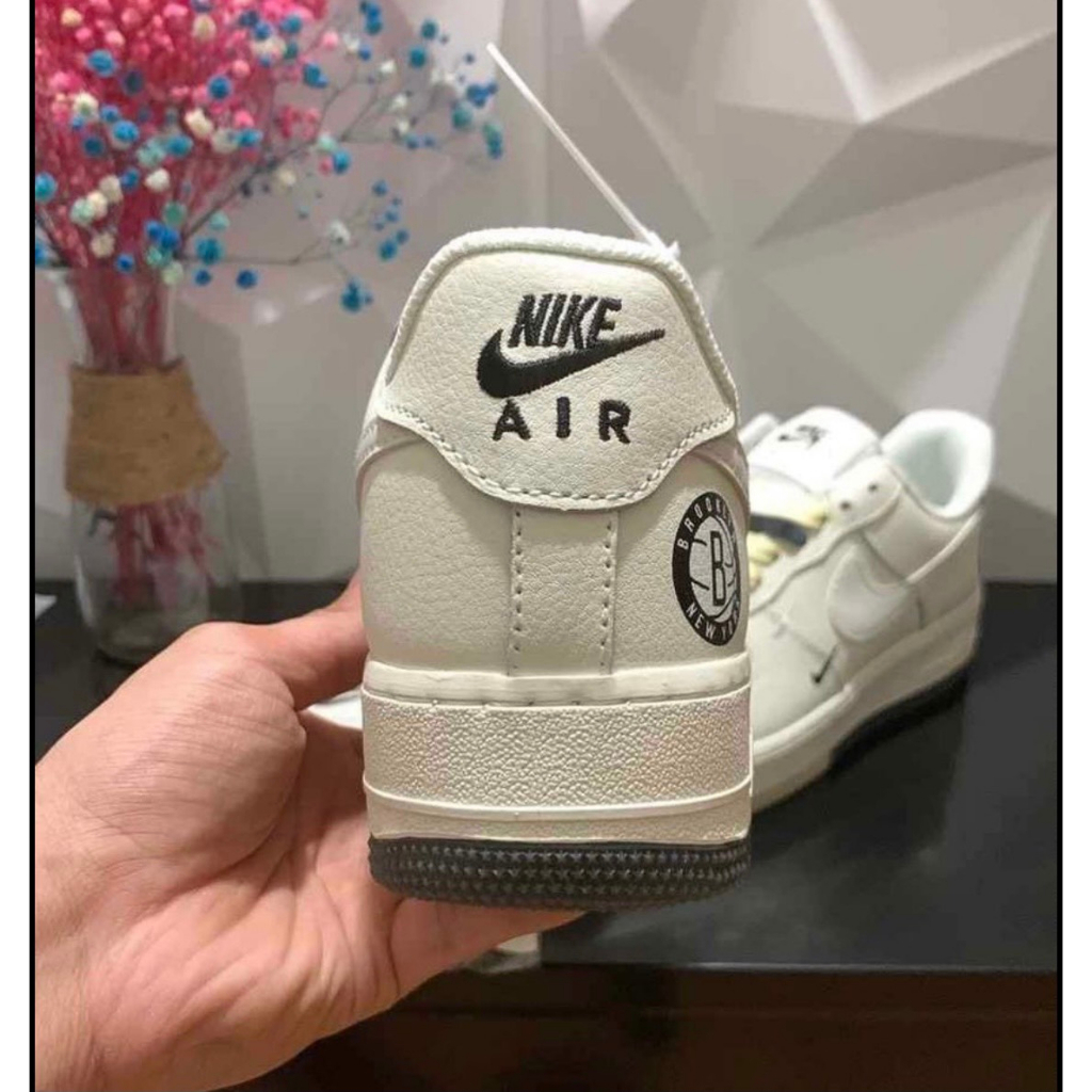 Giày Air Force 1 Low Brooklyn Sail Black Giày AF1 Âm Dương Chữ B Đế 2 ...